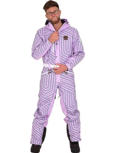 OOSC Fall Line Ski Suit - Purple & Grey