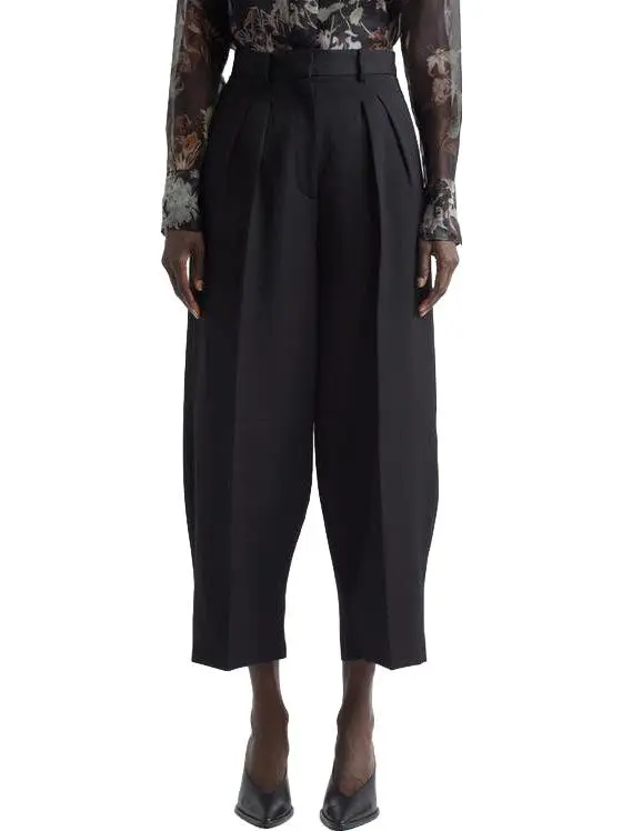 Altuzarra Dash Wool Ankle Pants - Black