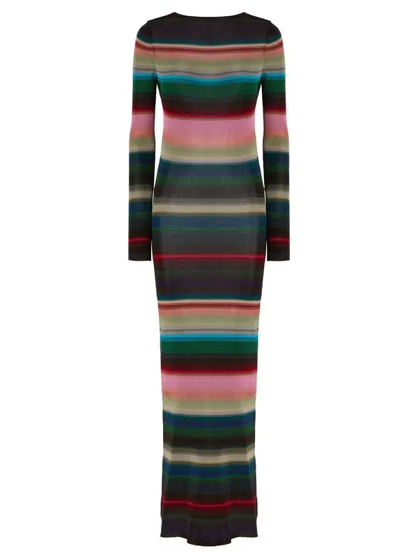 Missoni Striped Knitted Maxi Dress - Multi