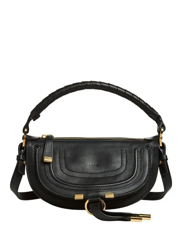 Chloé Mini Marcie Leather Camera Bag - Black