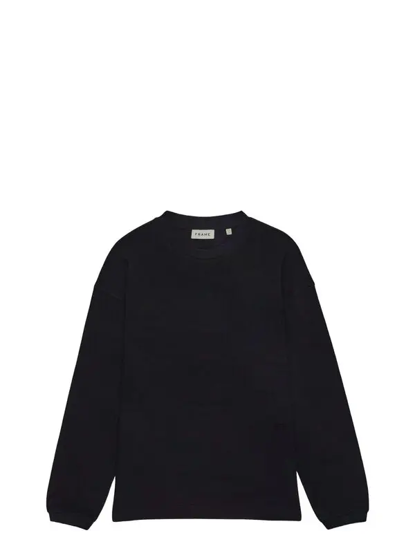 FRAME Waffle-knit Sweatshirt - Blue