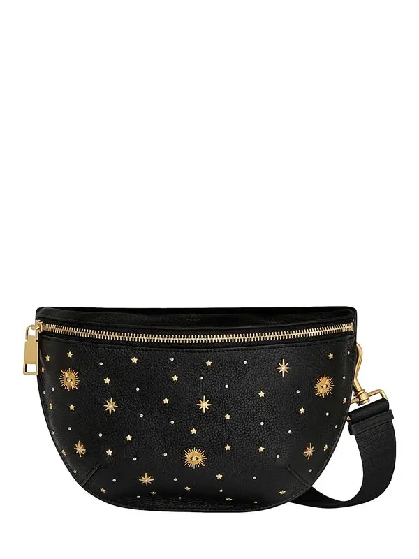 Rebecca Minkoff Darren Evil Eye Studded Leather Sling Bag - Black