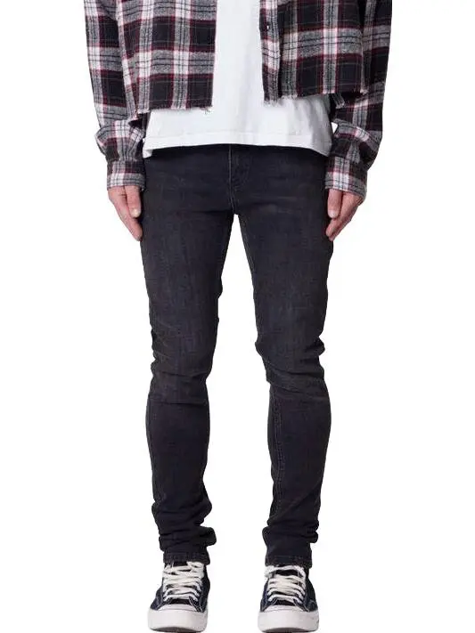 Mnml Skinny Jeans - Stone Wash Black