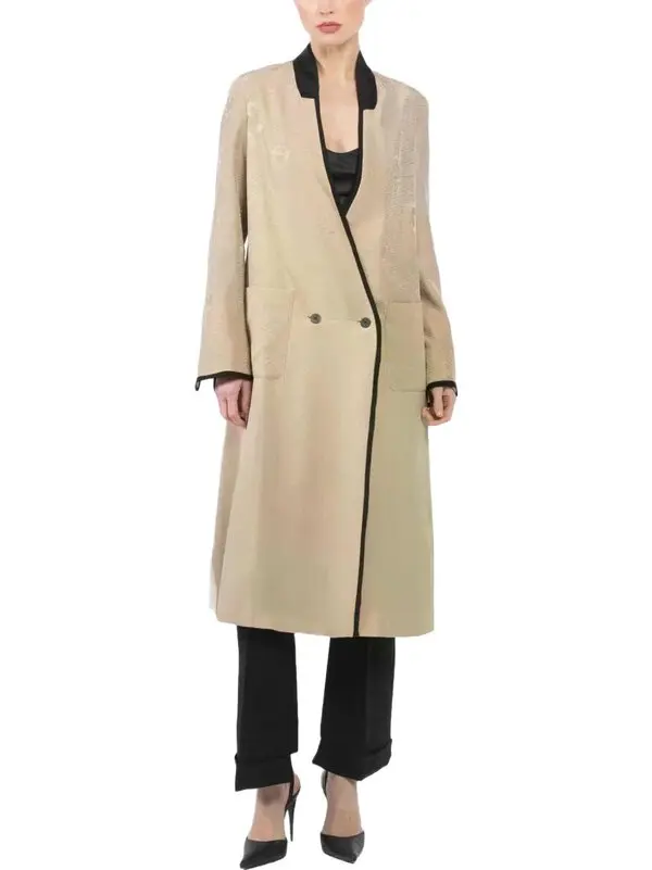 IBRIGU Juban Kimono Coat - Neutrals