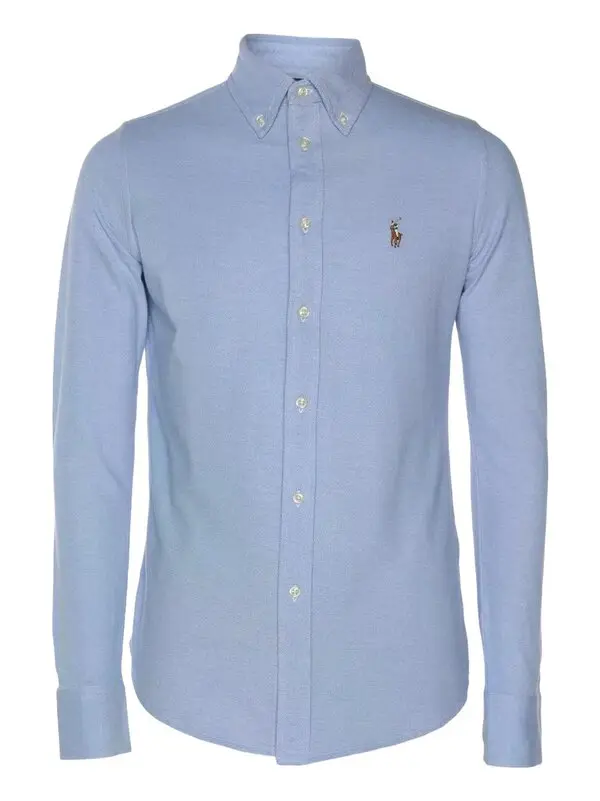 Polo Ralph Lauren Buttoned Cotton Shirt - Blue