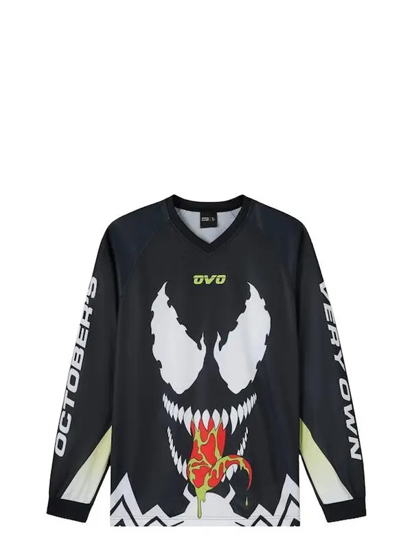 OVO Marvel Venom Snocross Jersey - Black