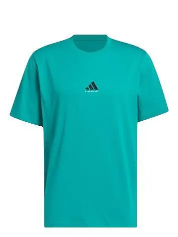 Adidas Graphic T-shirt - Pure Teal Black
