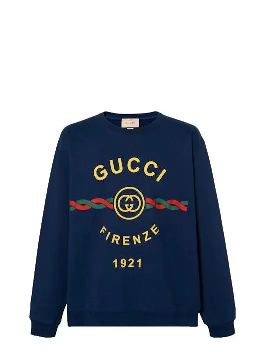 Gucci Firenze 1921 Sweatshirt - Blue