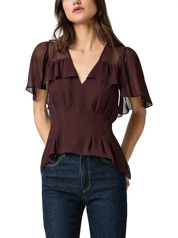 Paige Willa Blouse - Aubergine
