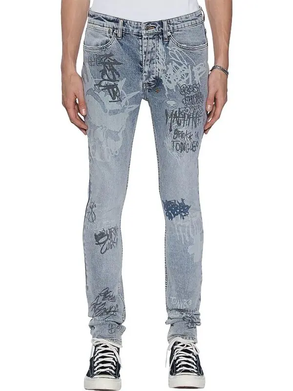Ksubi Van Winkle Rogue Graphic Jeans - Denim