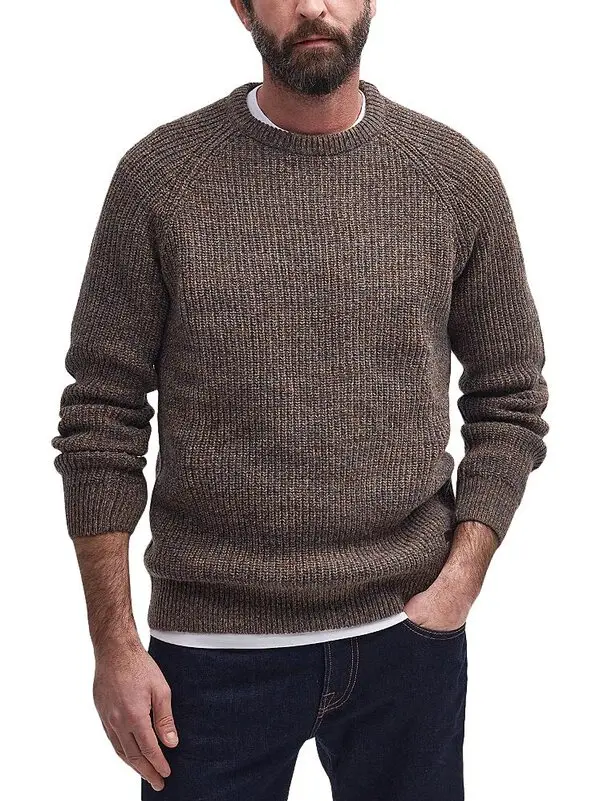 Barbour Horseford Wool Crewneck Sweater - Sandstone