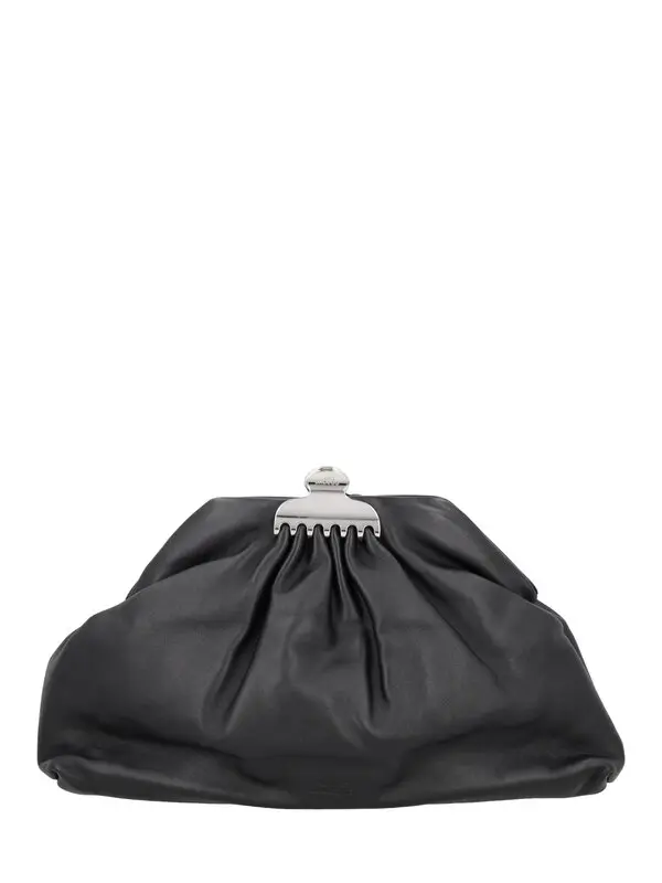 Marc Jacobs Clutch With Clasp - Black