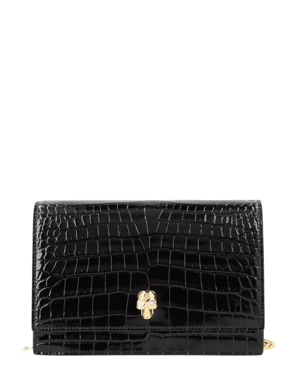 Alexander McQueen Small Skull Bag - Black