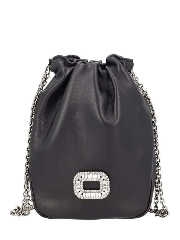 ROGER VIVIER Dwarf "pilgrim" Bag - Black