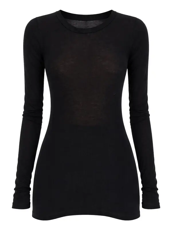 Rick Owens Long-sleeved T-shirt - Black