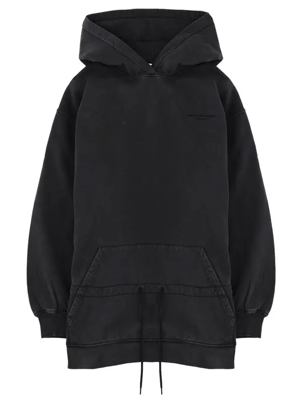 Alexander Wang Mini Hooded Dress - Black