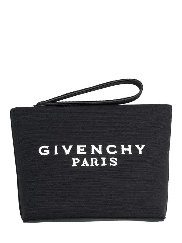 Givenchy Clutch Bag With Logo - Black