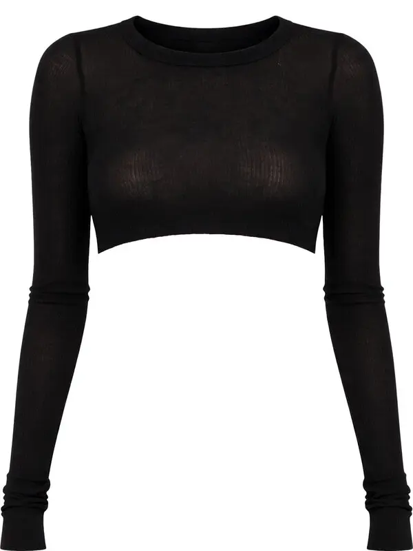Rick Owens Long-sleeved Top - Black