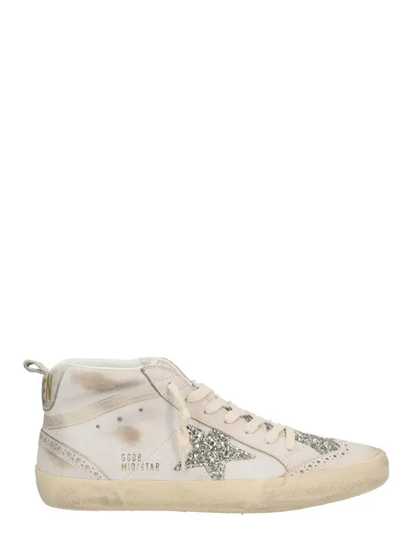 GOLDEN GOOSE Mid Star Sneaker - White