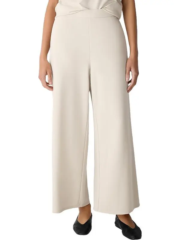 Eileen Fisher Wide-leg Ankle Pants - Parus