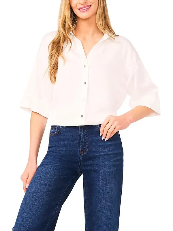 CECE DUPRAZ Boxy Shirt - New Ivory