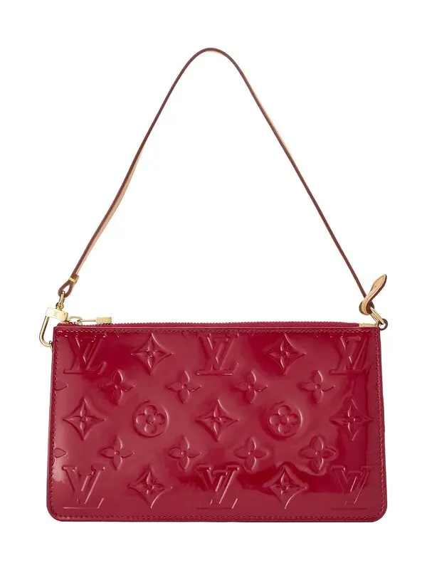 LOUIS VUITTON Cerise Monogram Vernis Lexington Pochette - Red