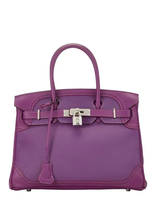 Hermès Togo Birkin Ghillies 30 - Anemone