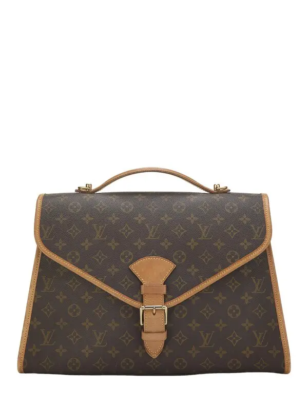 LOUIS VUITTON Monogram Beverly Briefcase - Brown