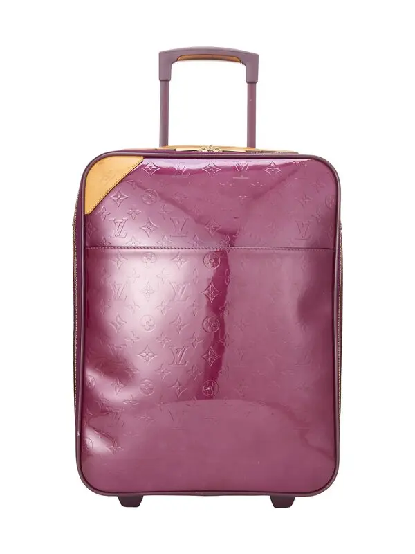 LOUIS VUITTON Monogram Vernis Pegase 45 - Purple