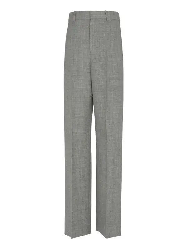 Saint Laurent Cool Wool Twill Trousers - Grey
