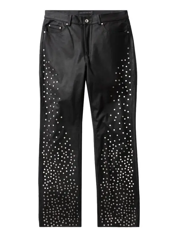 WHO DECIDES WAR BY EV BRAVADO Studded Star Trouser - Black