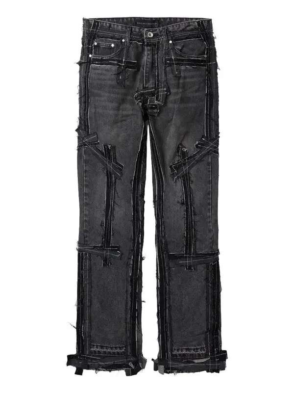 WHO DECIDES WAR BY EV BRAVADO Exposure Denim Jeans - Black