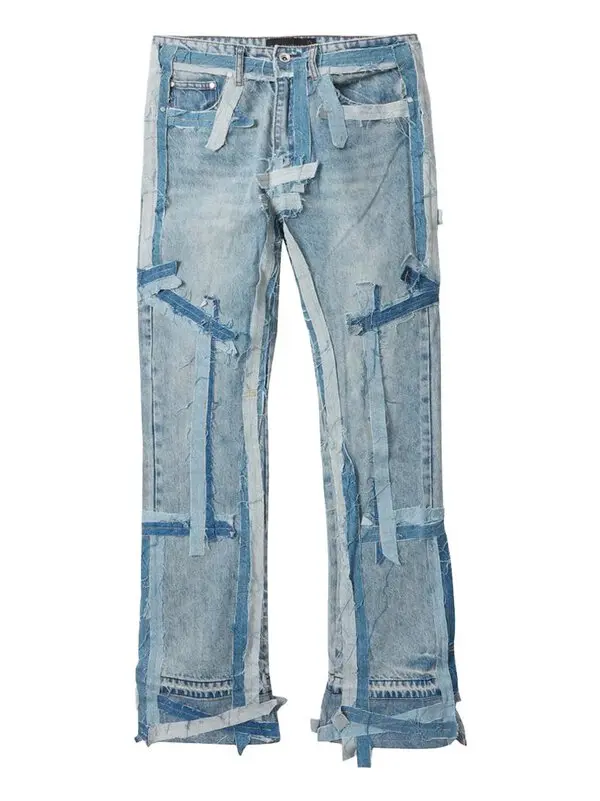 WHO DECIDES WAR BY EV BRAVADO Exposure Denim Jeans - Blue