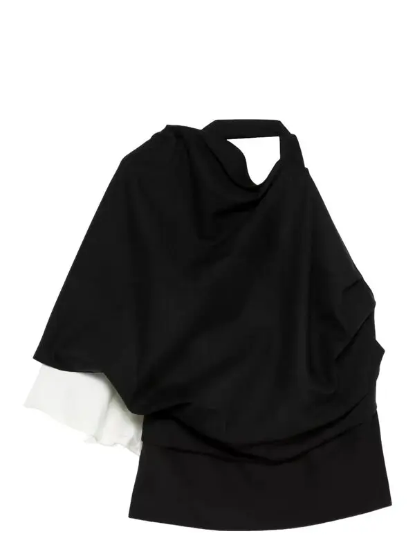 RÓHE Halterneck Top - Black
