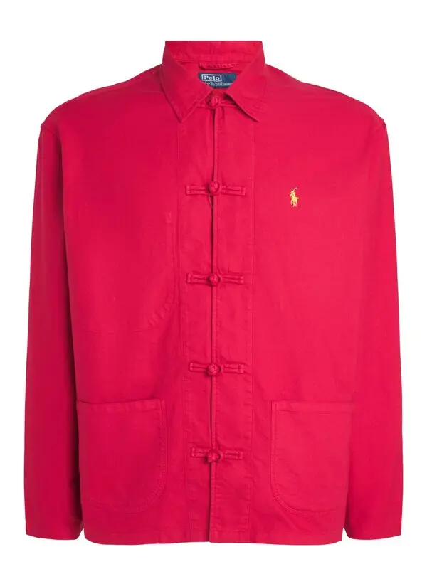 Polo Ralph Lauren Cotton Lunar New Year Overshirt - Red