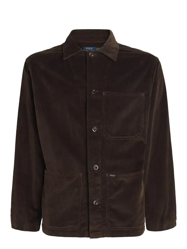 Polo Ralph Lauren Cotton Corduroy Overshirt - Brown
