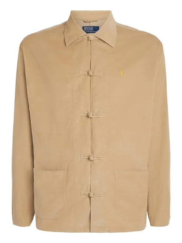 Polo Ralph Lauren Cotton Corduroy Lunar New Year Overshirt - Beige