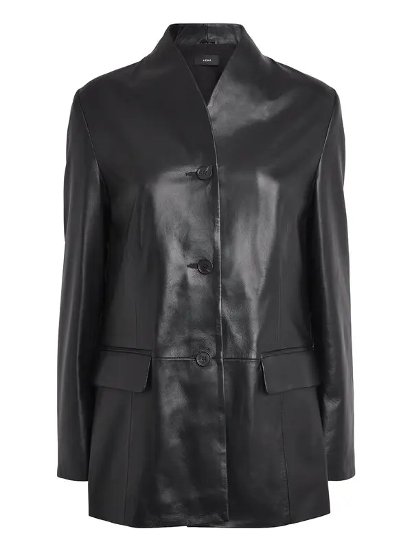 ARMA Leather Juno Jacket - Black