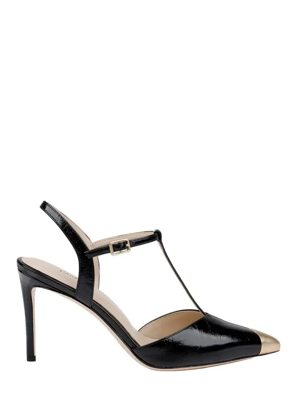 L'Agence Kaveh Slingback Pump - Black Patent