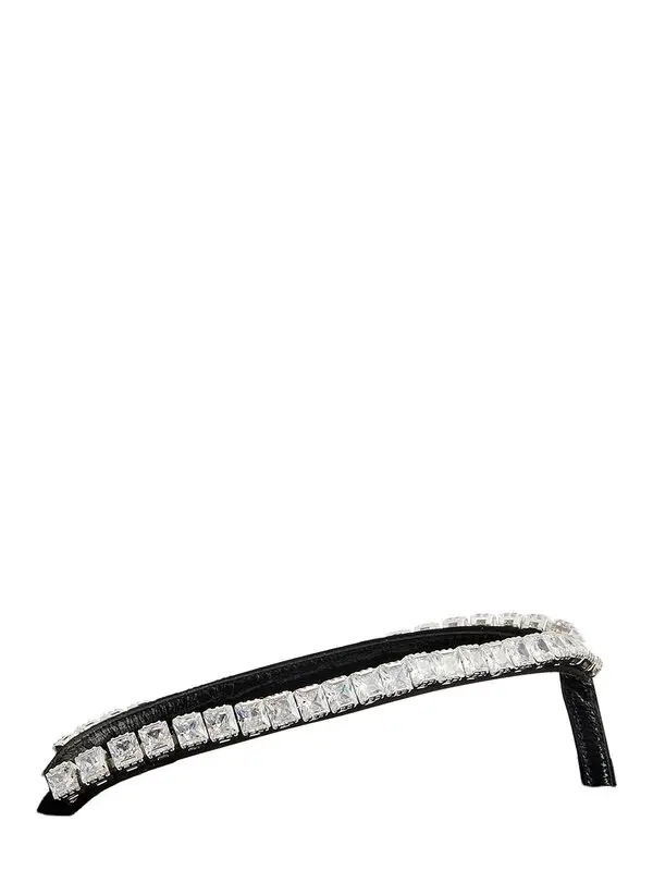 GIUSEPPE ZANOTTI Hatsumomo Rhinestone Thong Sandals - Black