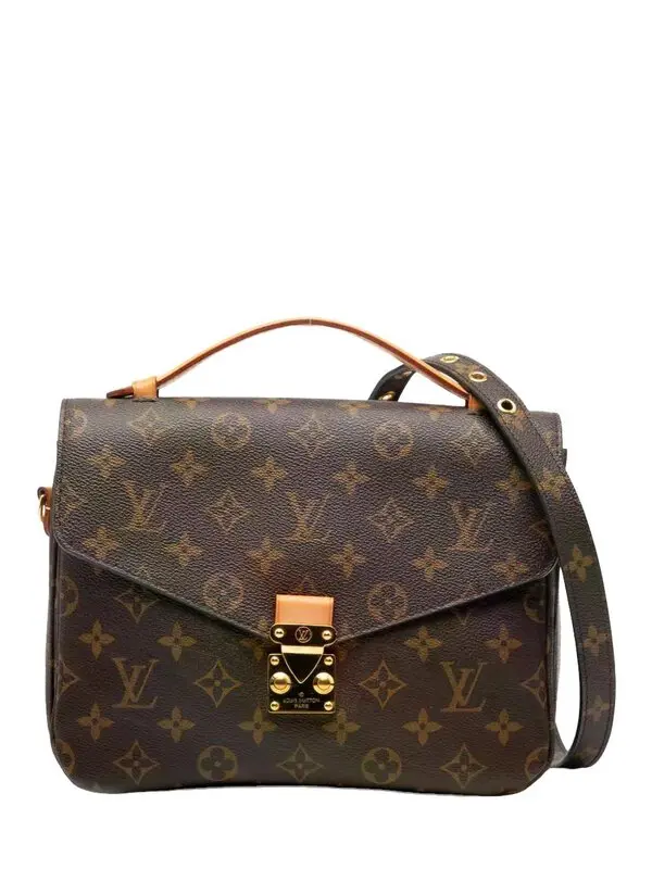 LOUIS VUITTON 2016 Pochette Metis Satchel - Brown