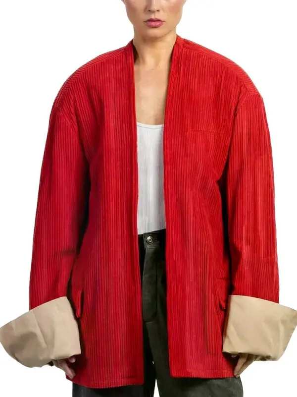 MAISON JEJIA Corduroy Jacket - Red
