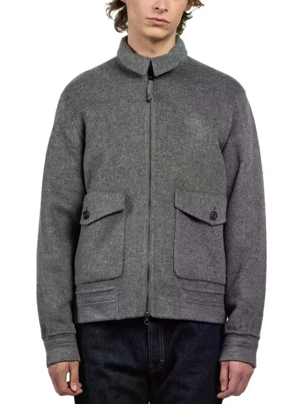 Hartford Doug Zip Pocket Jacket - Grey