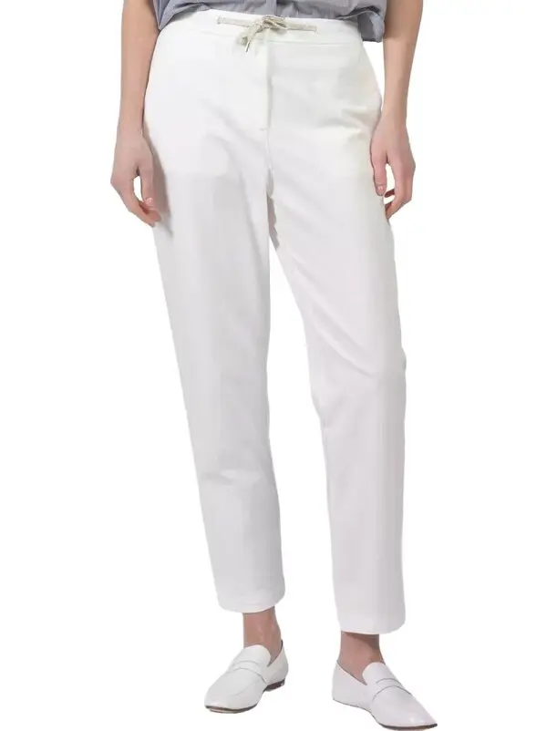 Eleventy Drawstring Trousers - White