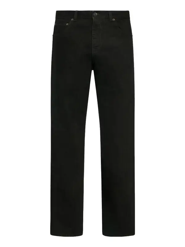 THE ROW Vasil Straight-leg Trousers - Black
