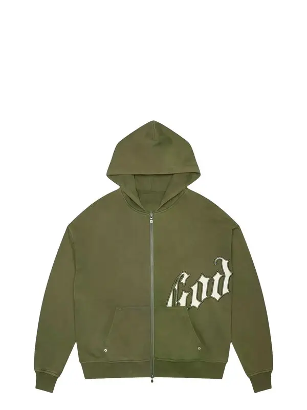 GODSPEED Logo Zip Hoodie - Green
