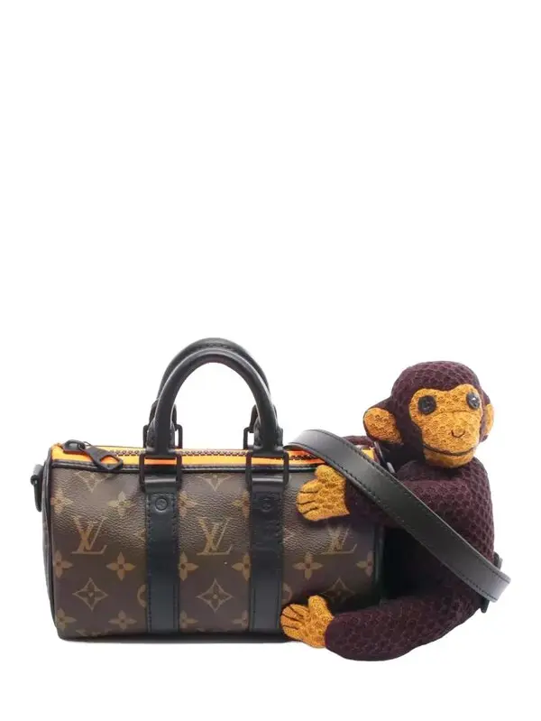 LOUIS VUITTON Monogram Friend Monkey Keepall Bandouliere Xs Satchel 2021-2025 - Brown