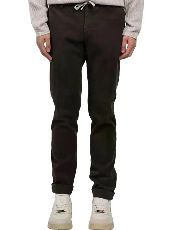 MASON'S Drawstring Trousers - Brown