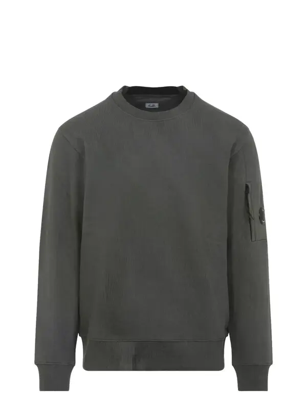 C.P. COMPANY Zip-pocket Crew-neck Sweatshirt - Grey