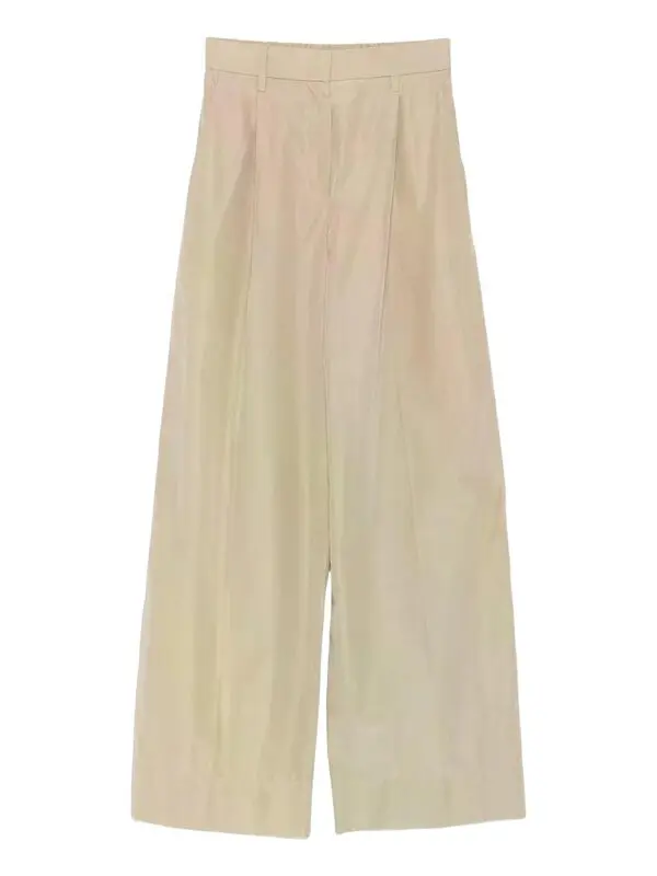 FORTE_FORTE Pleated Trousers - Neutrals